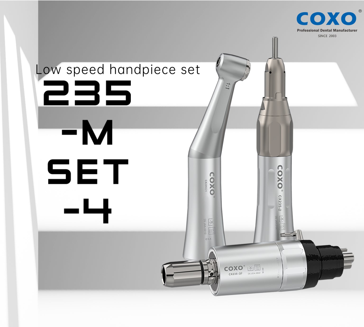 COXO 235-M SET-4 Low-Speed Handpiece – My Dental Supply